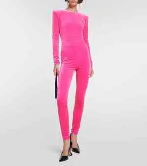 Alexandre Vauthier Velvet Bodysuit