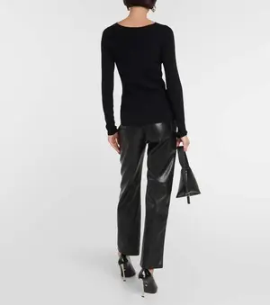 Jardin Des Orangers Cutout Wool Sweater