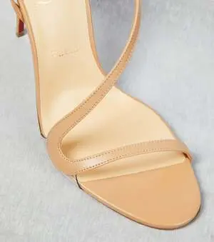 CHRISTIAN LOUBOUTIN Rosalie Leather Sandals - Beige