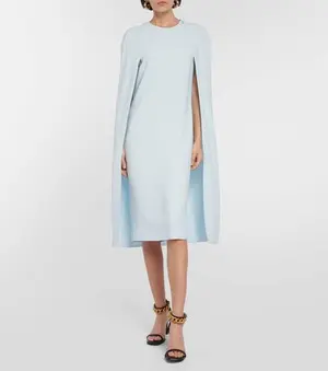 Stella McCartney Cape Cady Midi Dress
