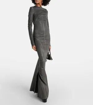 Rick Owens Denim Gown