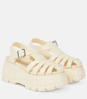 Miu Miu Fisherman Platform Sandals