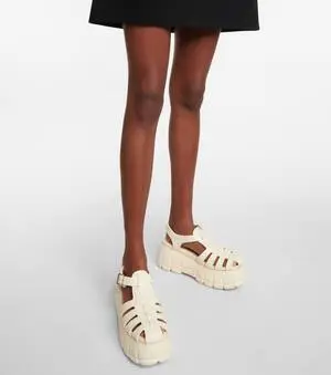 Miu Miu Fisherman Platform Sandals