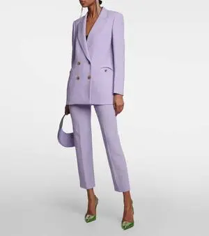 BLAZÉ MILANO Straight Virgin Wool Pants