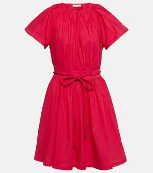 Ulla Johnson Jessa Cotton Poplin Minidress