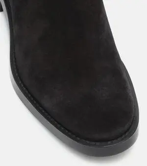 TOD'S Suede Chelsea Boots - Black