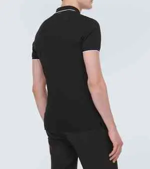 Zegna Cotton-blend Polo Shirt - Black