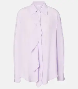 Victoria Beckham Ruffled Asymmetric Blouse