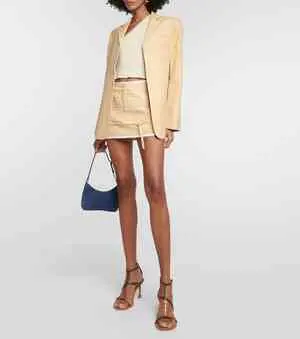 Jacquemus La Mini Jupe Caraco Miniskirt