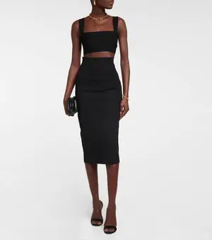 Victoria Beckham Square Neck Bandeau Top