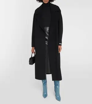 Paris Texas Croc-effect Leather Knee-high Boots