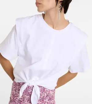 Isabel Marant Étoile Zelikia Cotton Jersey T-shirt - White