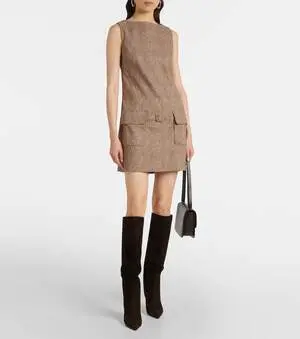 Staud Sheila Belted Midi Dress