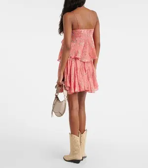 Isabel Marant Étoile Anissa Floral Print Cotton And Silk Tank