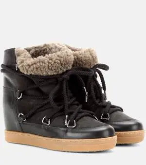Isabel Marant Étoile Nowles Leather Ankle Boots