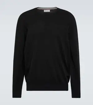 Brunello Cucinelli Cashmere Crewneck Sweater - Black