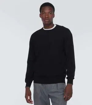 Brunello Cucinelli Cashmere Crewneck Sweater - Black