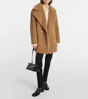JOSEPH Camel And Silk Coat