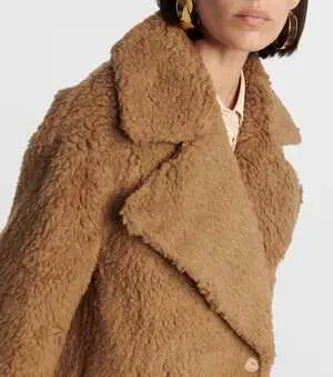 JOSEPH Camel And Silk Coat
