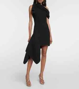 Maticevski Rigor Asymmetric Crepe Minidress