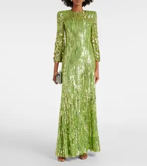 Jenny Packham Nymph Sequined Gown