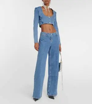 Magda Butrym Low-rise Wide-leg Jeans