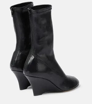 Khaite Apollo Wedge Ankle Boots