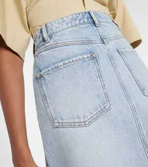 Sportmax Piave Denim Maxi Skirt