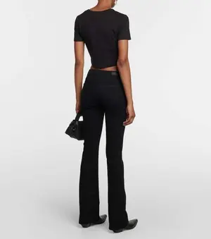 Ag Low-rise Flared Jeans