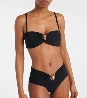 Christopher Esber Orbit High-rise Bikini Bottoms - Black