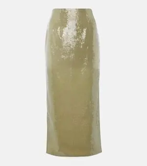 Roland Mouret Sequin Midi Skirt