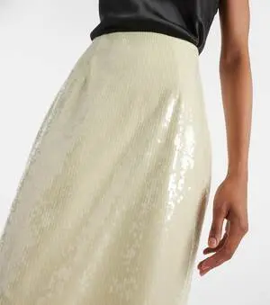 Roland Mouret Sequin Midi Skirt