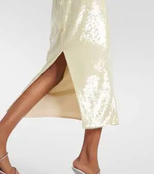 Roland Mouret Sequin Midi Skirt