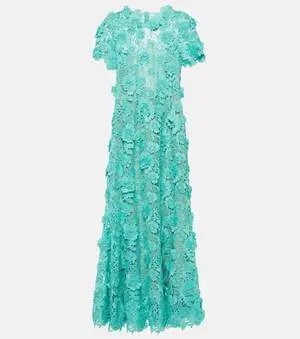 Oscar De La Renta Sheer Evening Dresses For Women