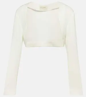 Rixo Bridal Tahlia Shrug - White