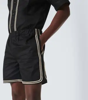Commas Cotton Shorts
