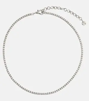Shay Jewelry 18kt Gold Diamond Choker Necklace - White
