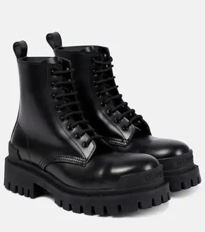 Balenciaga Lace Up Boots For Women