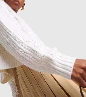 Max Mara Hodeida Wool And Cashmere Sweater - Beige