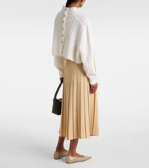 Max Mara Hodeida Wool And Cashmere Sweater - Beige