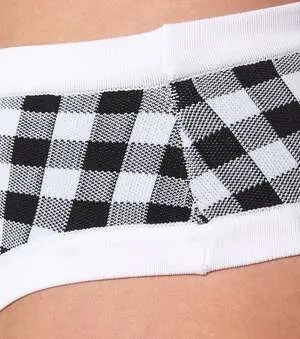 TROPIC OF C La Plage Gingham Bikini Bottom