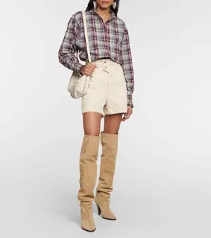MARANT ETOILE Saoli Checked Shirt