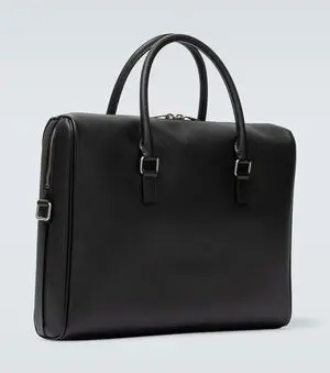Saint Laurent Duffle Leather Briefcase
