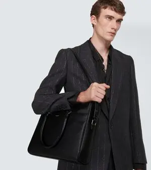 Saint Laurent Duffle Leather Briefcase