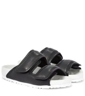 BIRKENSTOCK X Csm Cosy Leather Sandals - Black