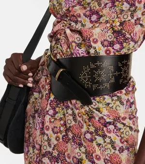 Isabel Marant Celina Floral Silk-blend Minidress