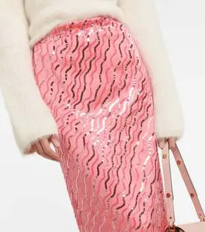 Marni Sequined Midi Skirt