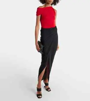 Rick Owens Knitted One-shoulder Top