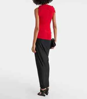 Rick Owens Knitted One-shoulder Top