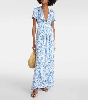Melissa Odabash Lou Printed Maxi Dress